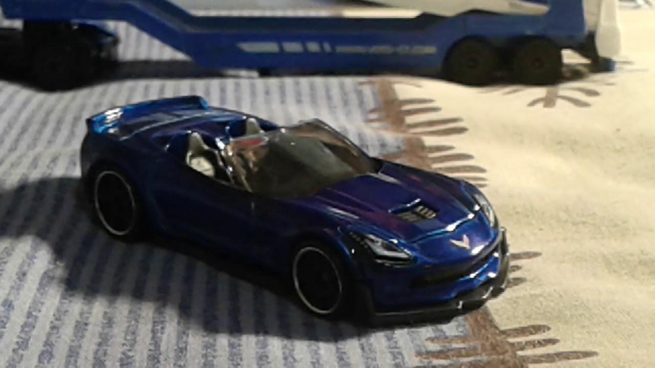 Hot wheels Corvette C7 Z06 Convertible (2018 factory fresh) - YouTube