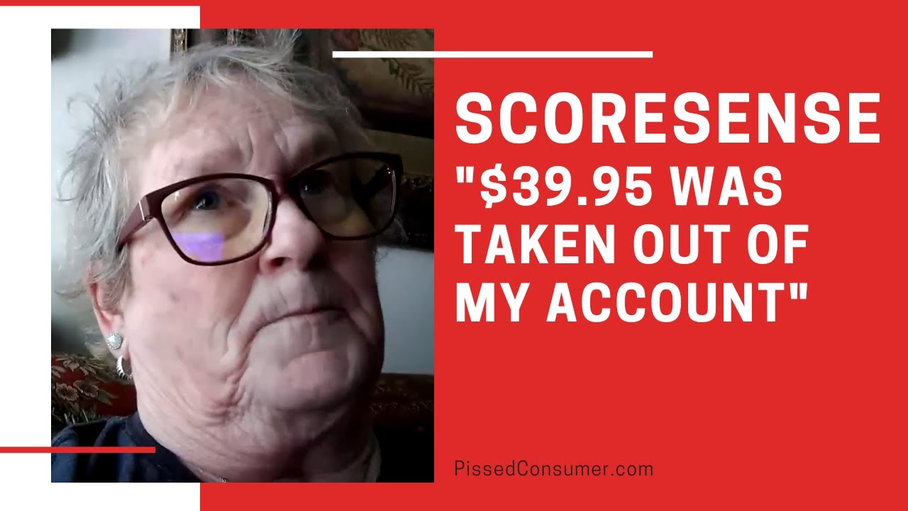 ScoreSense Reviews: Credit score payment issue - YouTube