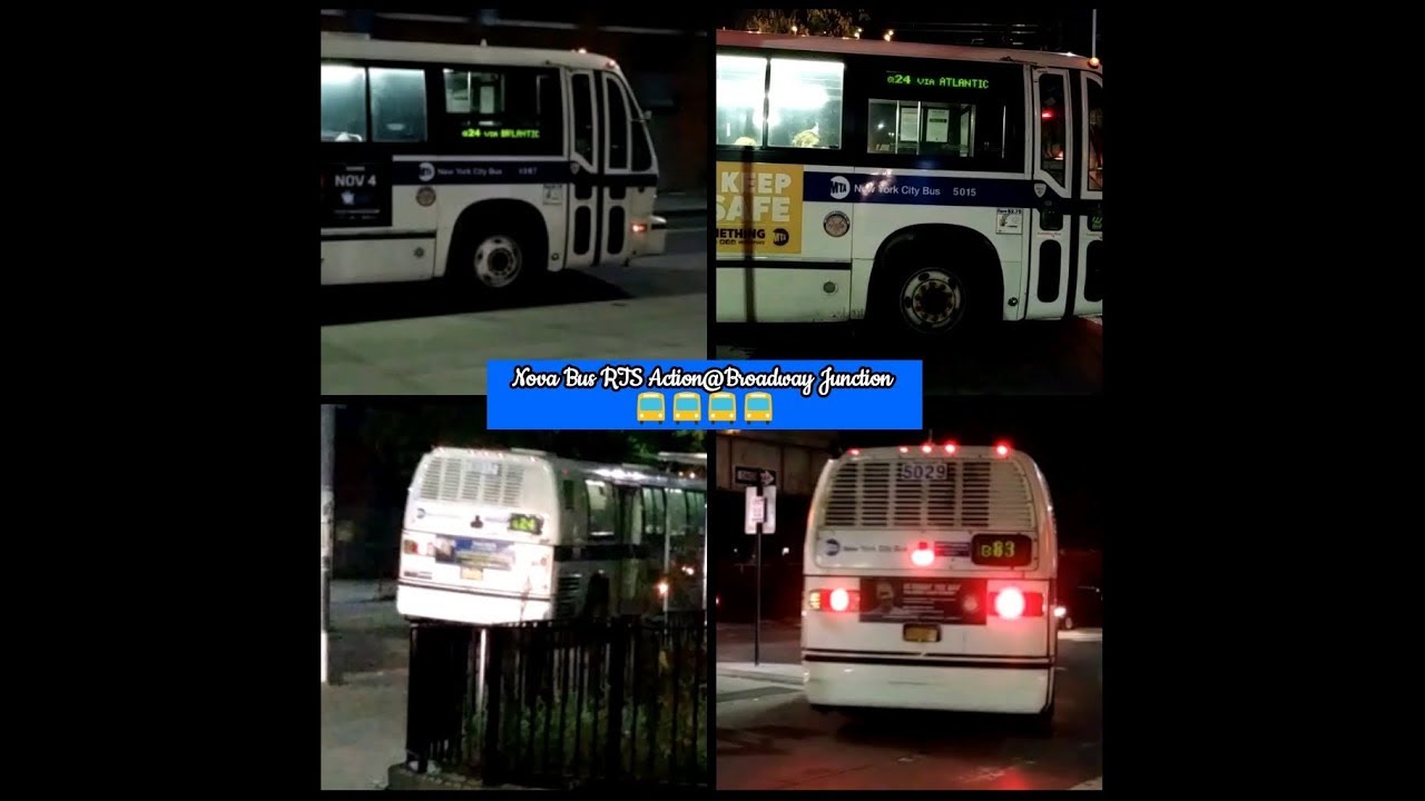 NYCT Bus: Nova Bus RTS B83/Q24 Buses@Broadway Junction! - YouTube