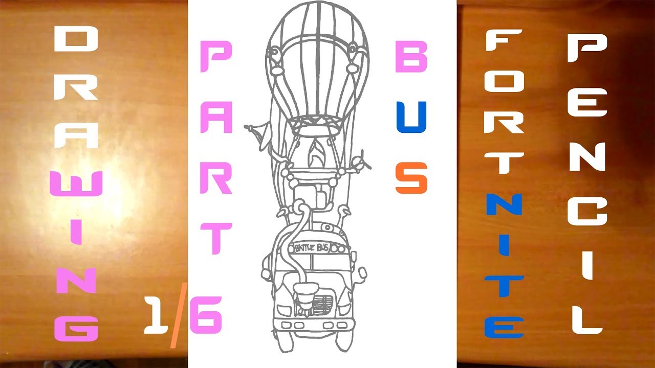 How to Draw Fortnite Battle Bus Step by Step Easy for Beginners | 5K ...