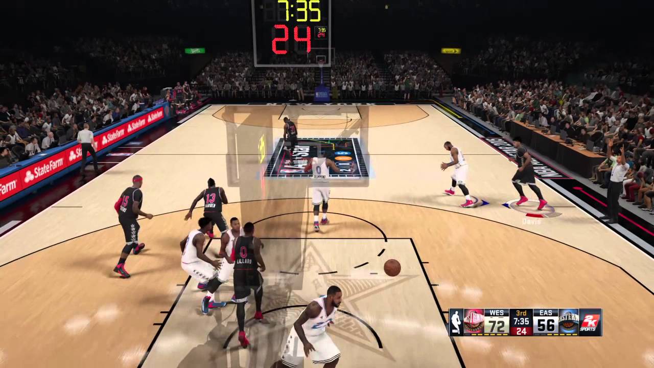 NBA 2K15 Made a red release with Anthony Davis - YouTube