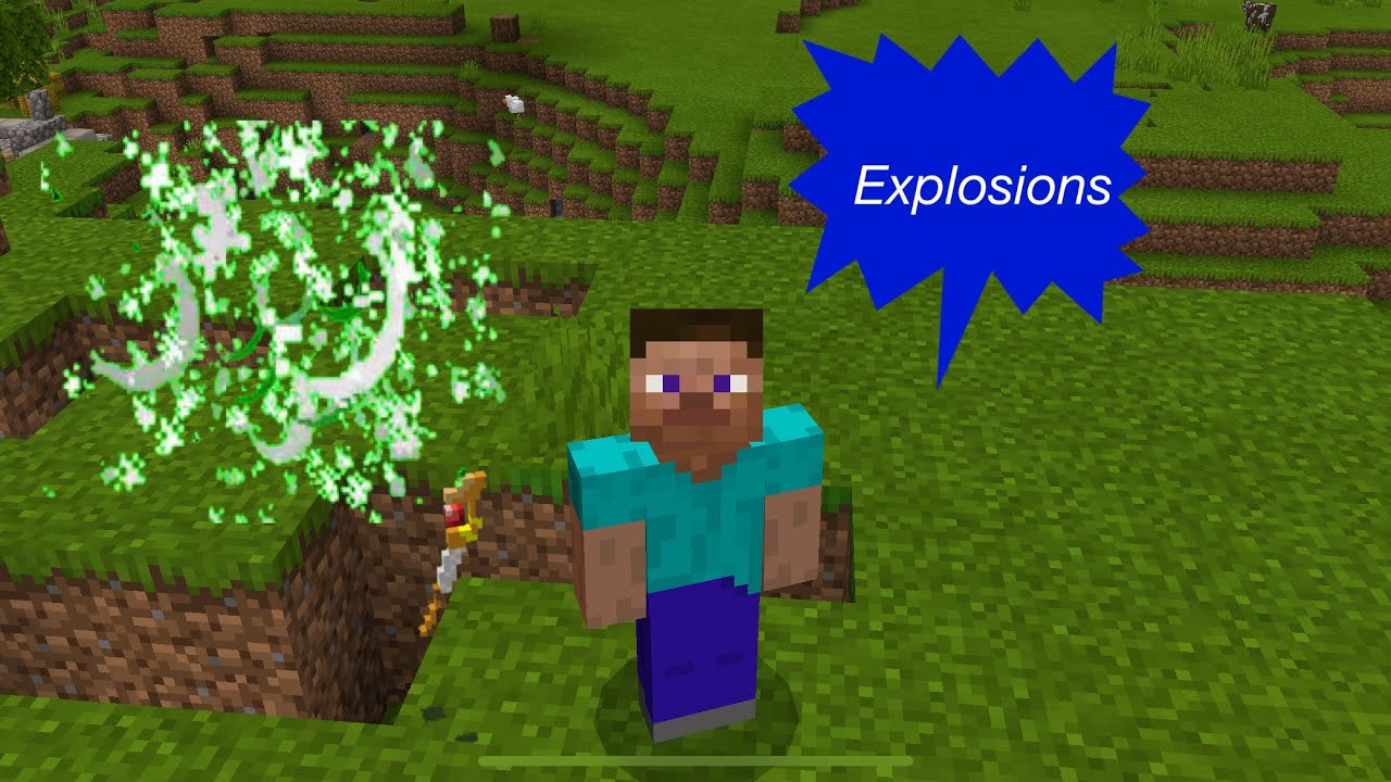 Minecraft ( explosion skill mod) - YouTube