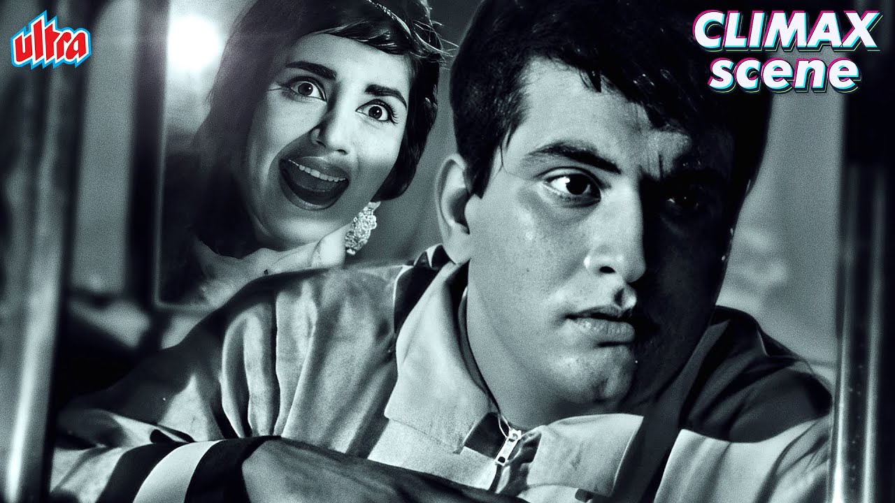 HINDI CLIMAX MOVIE SCENE - Woh Kaun Thi - Sadhana , Manoj Kumar , Parveen Chowdhary - YouTube