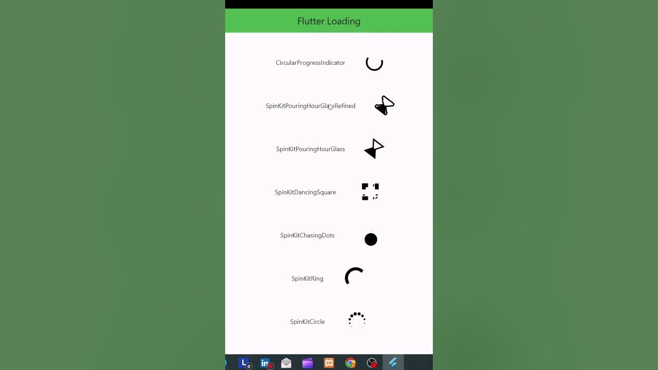 flutter Spinkit Loading Indicators - YouTube