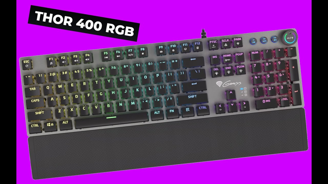 Jak zainstalować sterowniki do klawiatury Genesis Thor 400 RGB? # ...