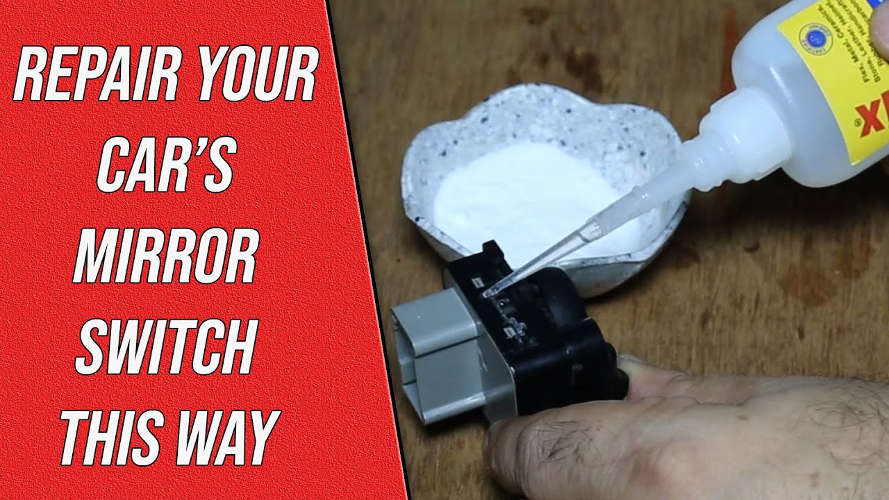How to repair the electric mirror switch in a car? | Car ka electric ...