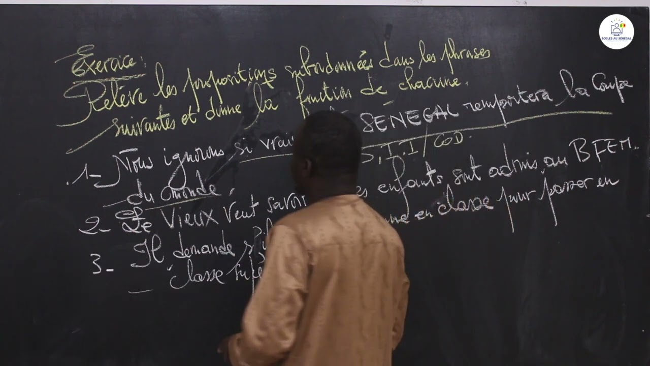 Exercices- Cinquième- Français: Grammaire/La proposition subordonnée ...