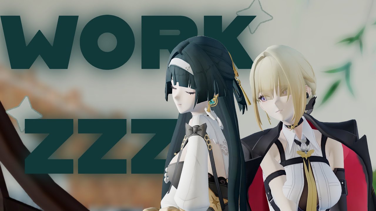 ⁂MMD⁂ Work ⌊motion dl⌉ - YouTube