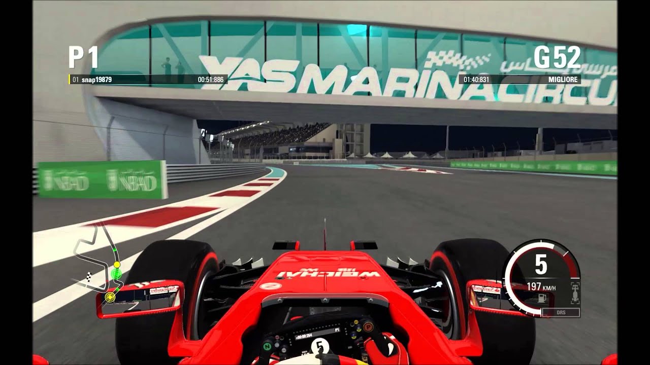 F1 2015 Game PC Gp Abu Dhabi - Ferrari SF15T - Record/Hotlap ""NO ...