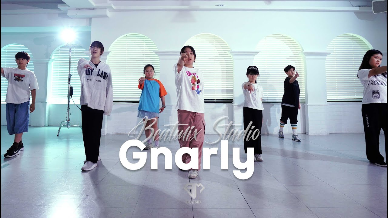 KATSEYE - Gnarly ll kids kpop YEEUN class - YouTube