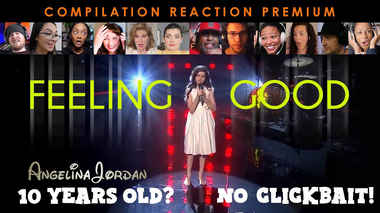 Amazing 10 Year Old Angelina Jordan Feeling Good LIVE Reaction ...