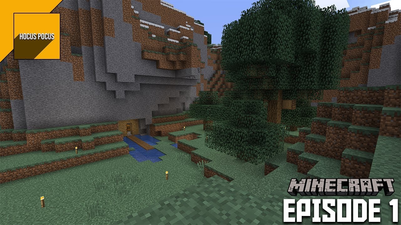 Let's Play Minecraft w/ Hocus Pocus - Episode 1: Humble Beginnings ...