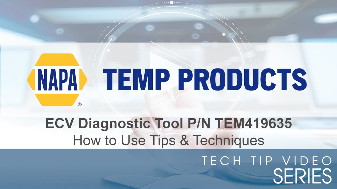 ECV Diagnostic Tool P/N TEM419635 – How to use Tips & Techniques - YouTube