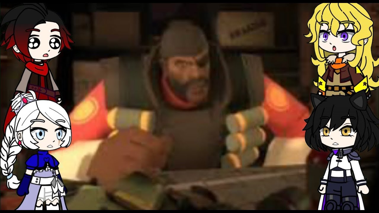 RWBY react to Meet the Demoman Team Fortress 2 (Gacha Club) - YouTube