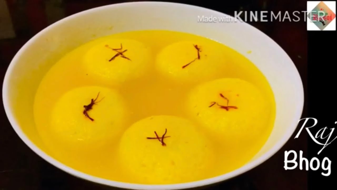 Raj bhog || kesar rasgulla||milk recipes||rajbhog recipe - YouTube