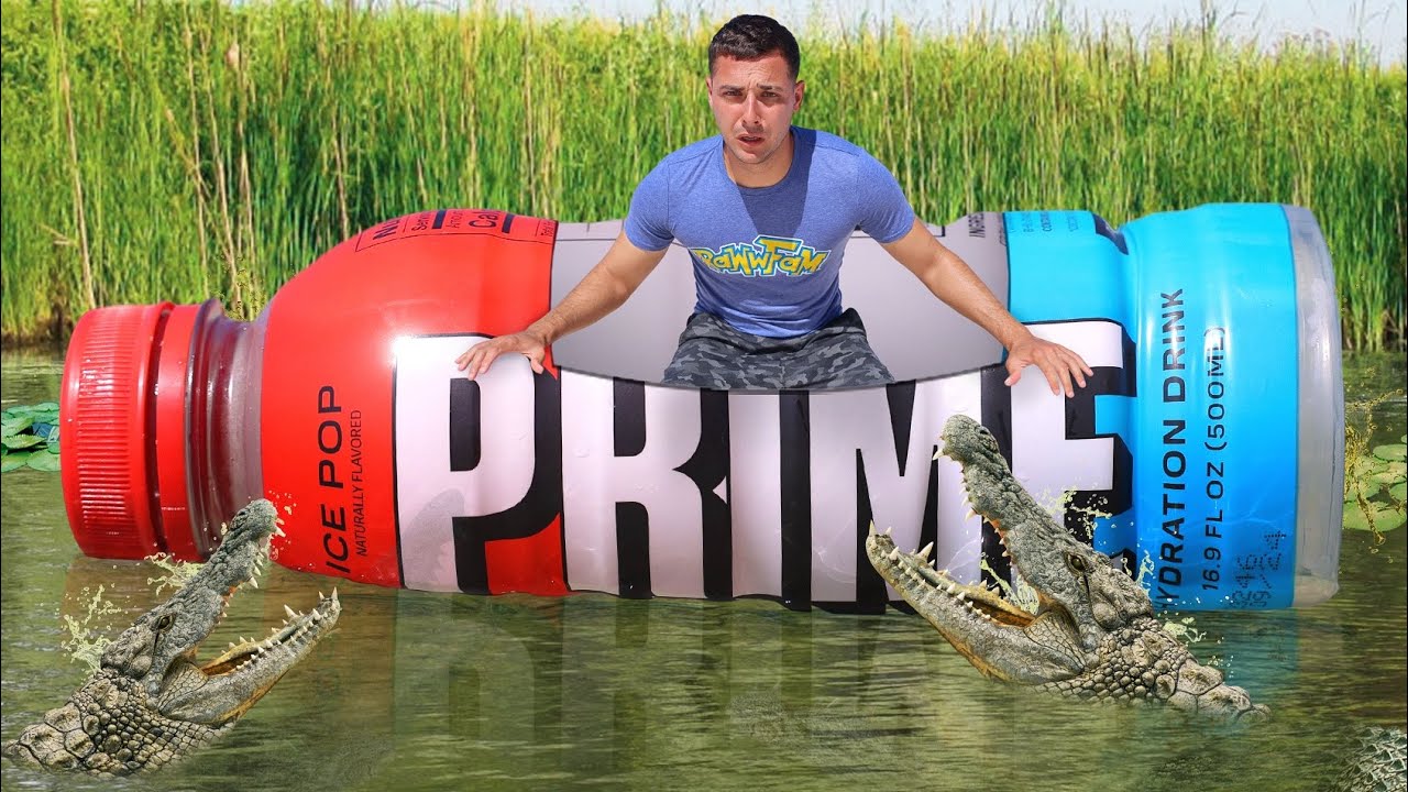 I Survived 24 hours on a PRIME BOTTLE - YouTube