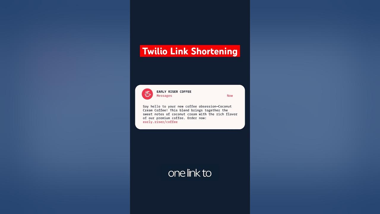Create trackable short links with Twilio - YouTube