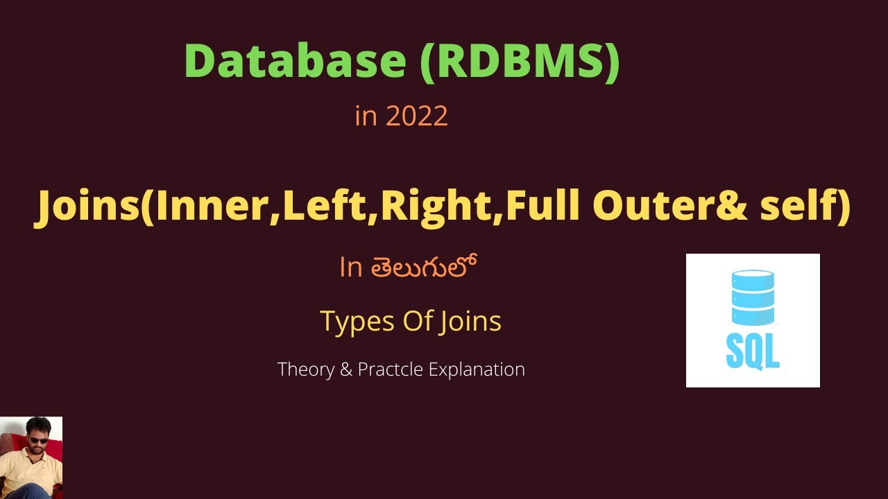 8.SQL | Joins in Telugu | Types(Inner, Left, Right, Full Outer & Self ...