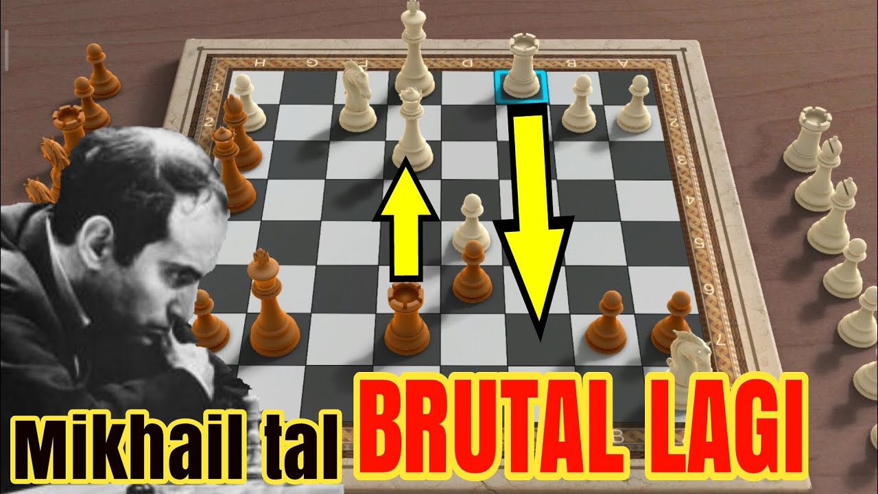 Mikhail Tal menekuk pecatur kuat! Larsen vs tal 1969 - YouTube