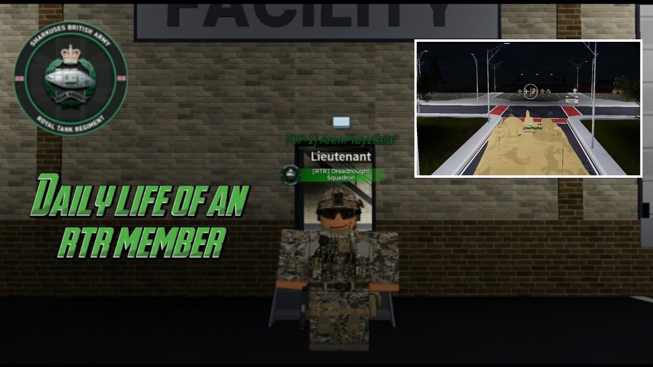 Daily life of an RTR in (Sharkuses' British Army)(ROBLOX) - YouTube