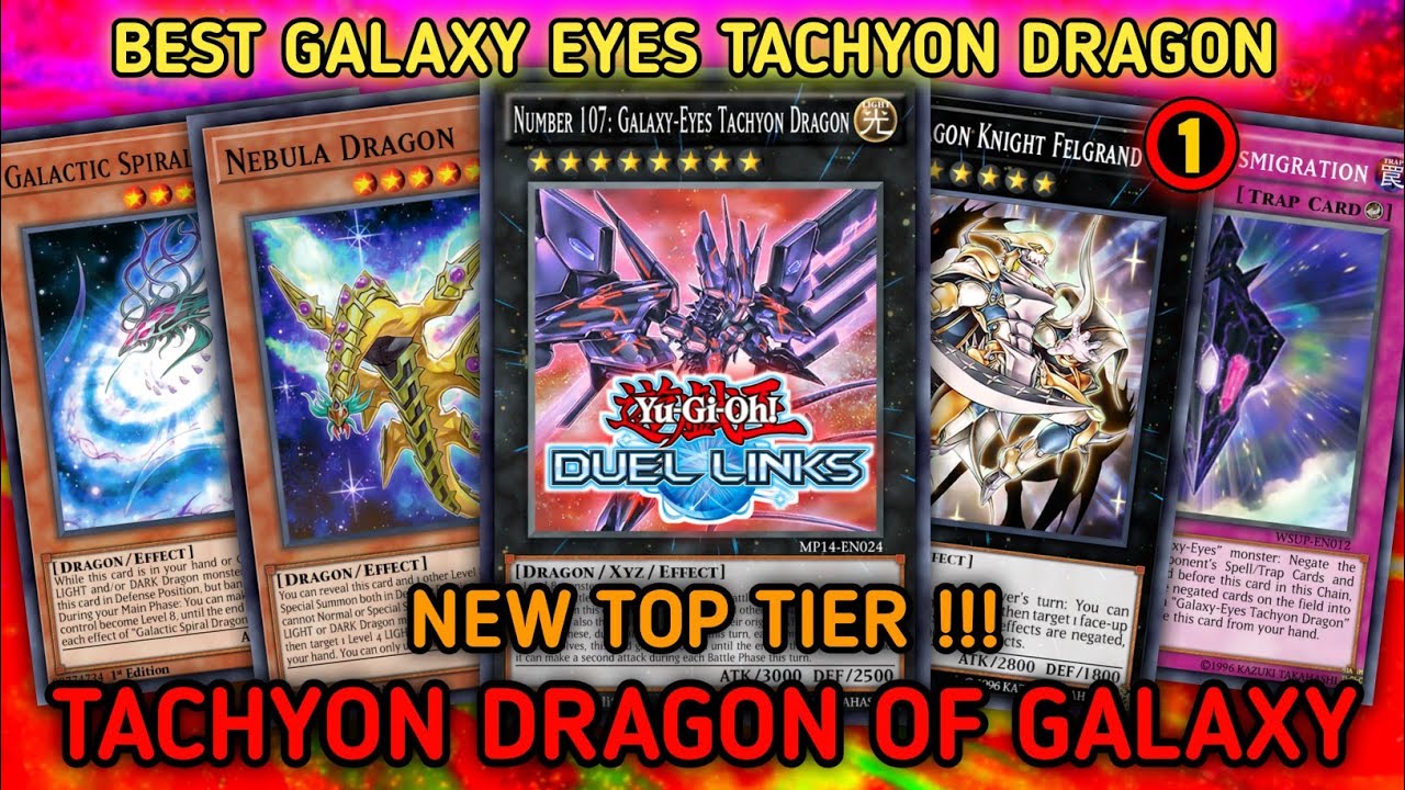 TACHYON DRAGON SKILL BROKEN : TACHYON DRAGON DOMINATION | [Yu-Gi-Oh Duel Links] - YouTube