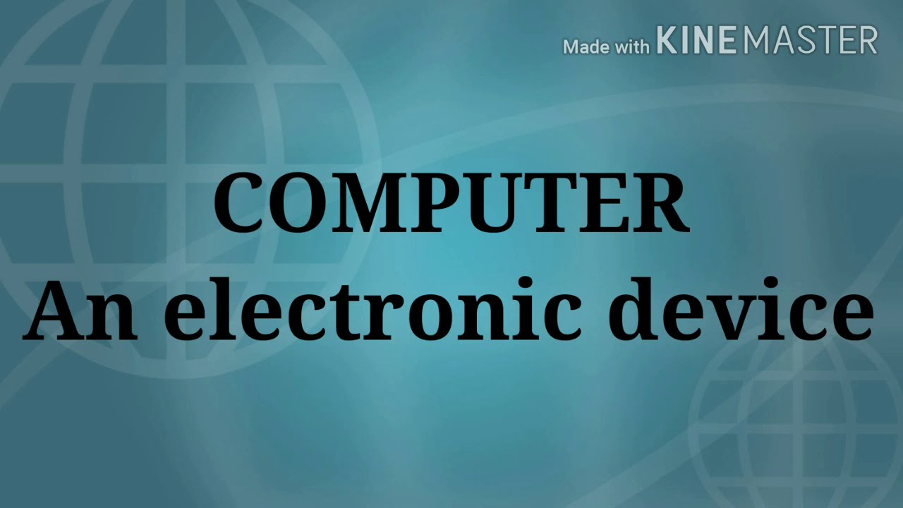 CBSE, Computer-An electronic device Ch-1,Part II,Std -II - YouTube