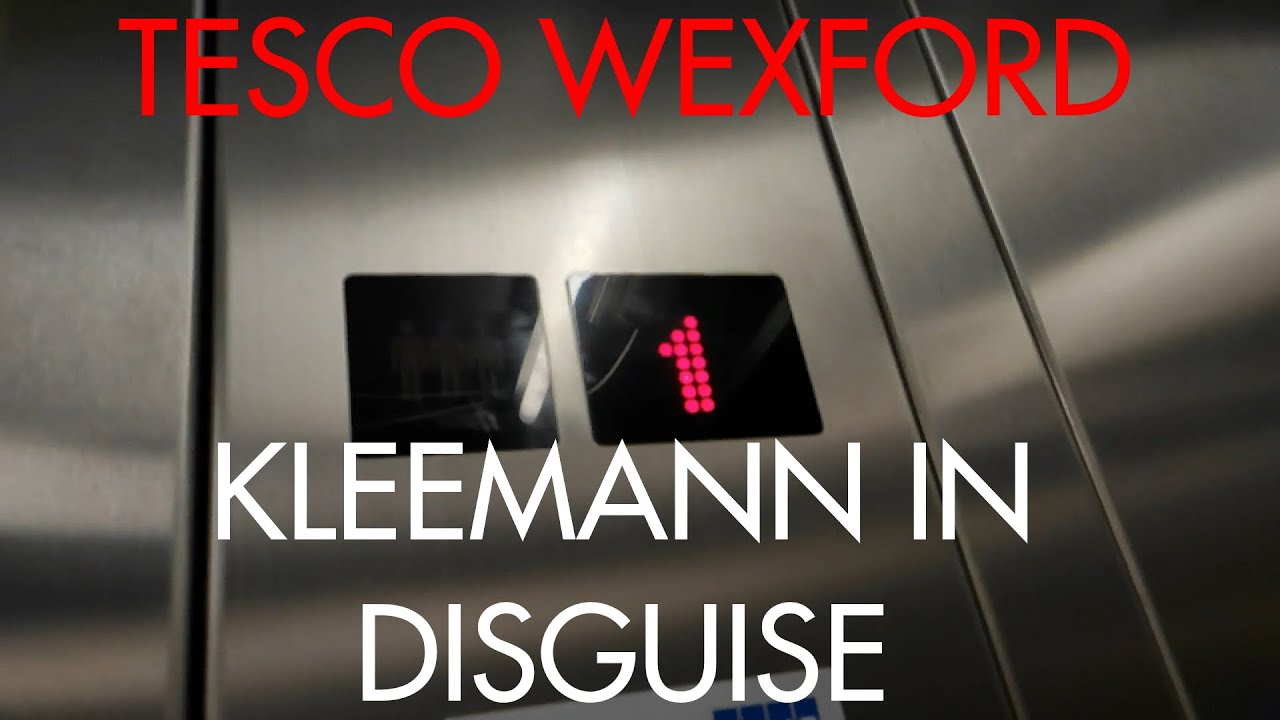 Kleemann lift in Tesco Extra in Wexford Town - YouTube