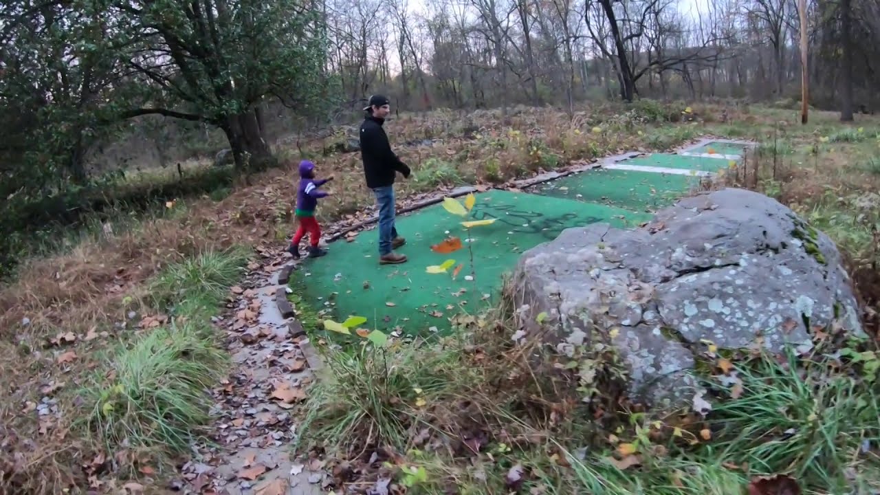 WE FOUND A CREEPY ABANDONED MINIATURE GOLF COURSE!! - YouTube