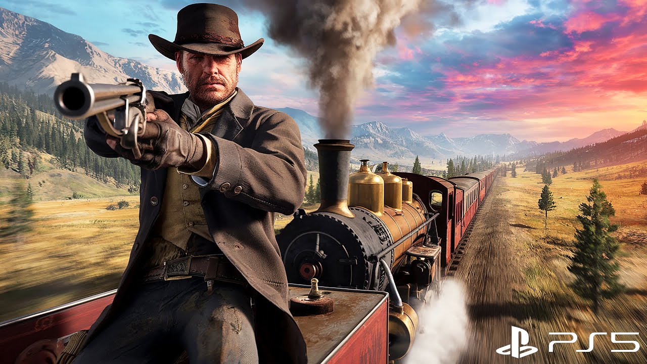 Arthur Morgan’s EPIC Train Heist | IMMERSIVE Ultra Graphics | Red Dead ...