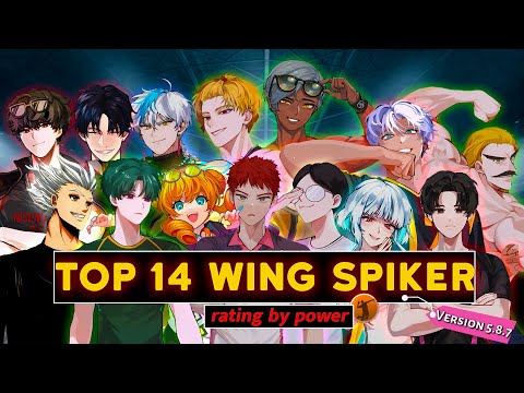 The Spike Volleyball 3x3 !! Top 14 Spiker Rating by Power !! The Spike 5.8.7