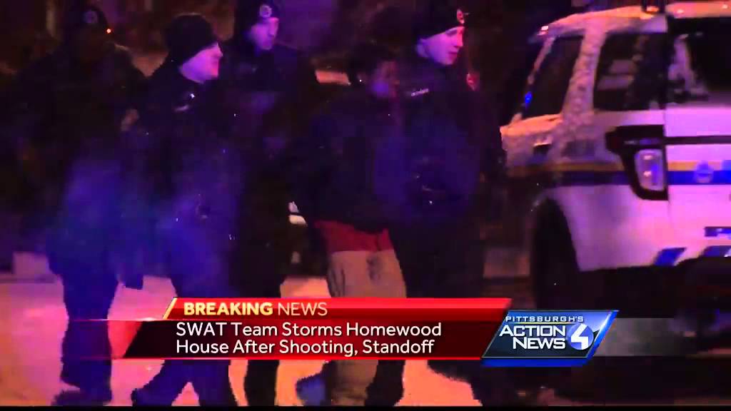 SWAT storms Homewood house after shooting - YouTube