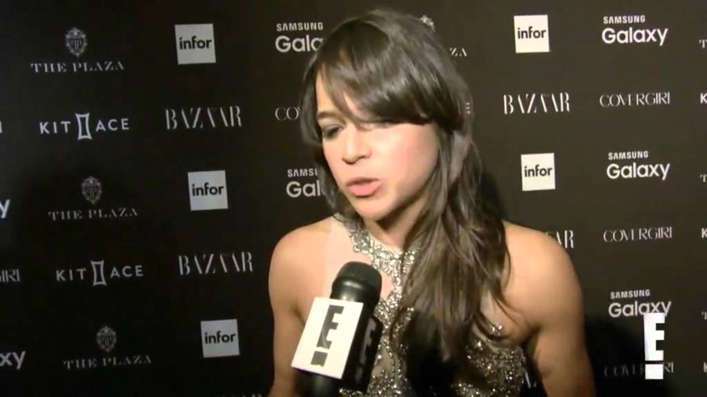 Michelle Rodriguez talks about Fast & Furious 8 - YouTube