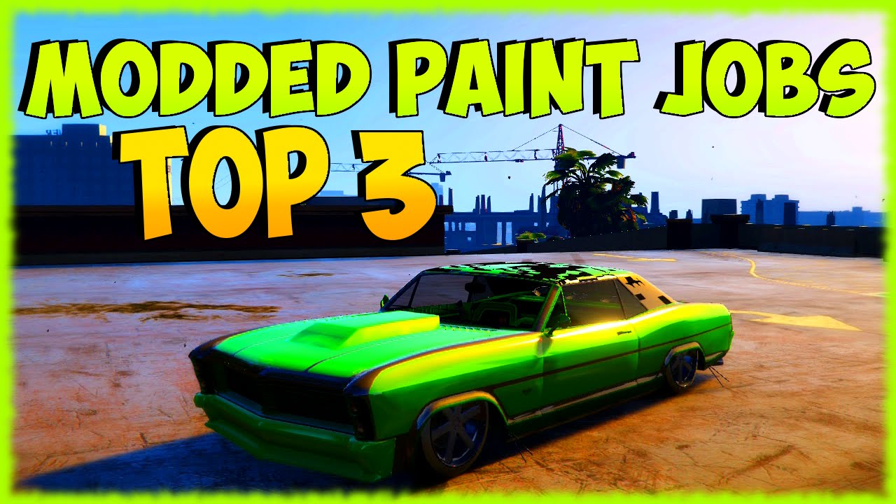 GTA 5 "PAINT JOBS" Custom RGB crew paint (GTA MODDED paint jobs) - YouTube