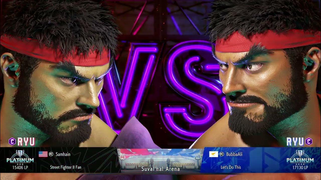 Street Fighter™ 6 Ryu vs Ryu - Ranked Platinum 3 Stars - YouTube