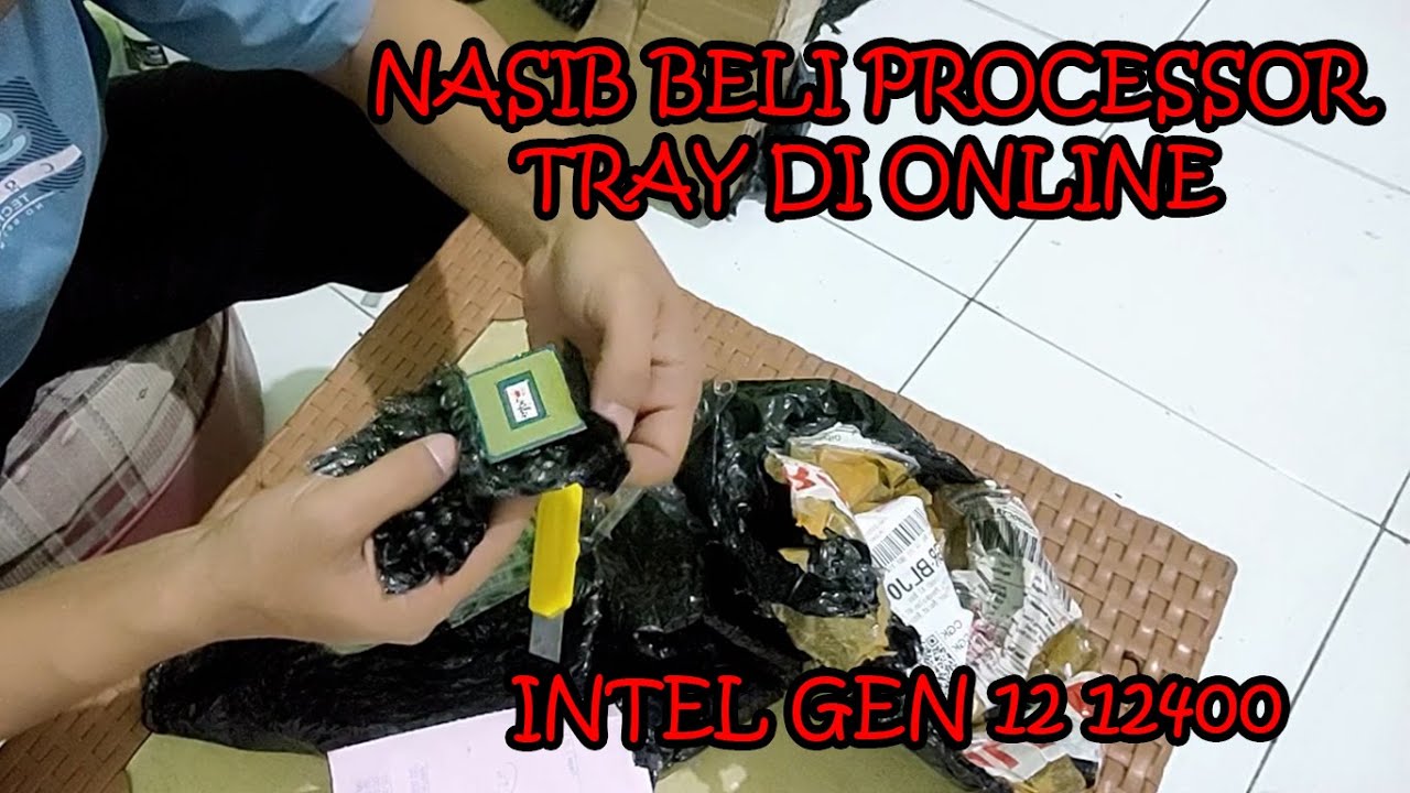 NASIB BELI PROCESSOR INTEL GEN 12 TRAY DI ONLINE - YouTube