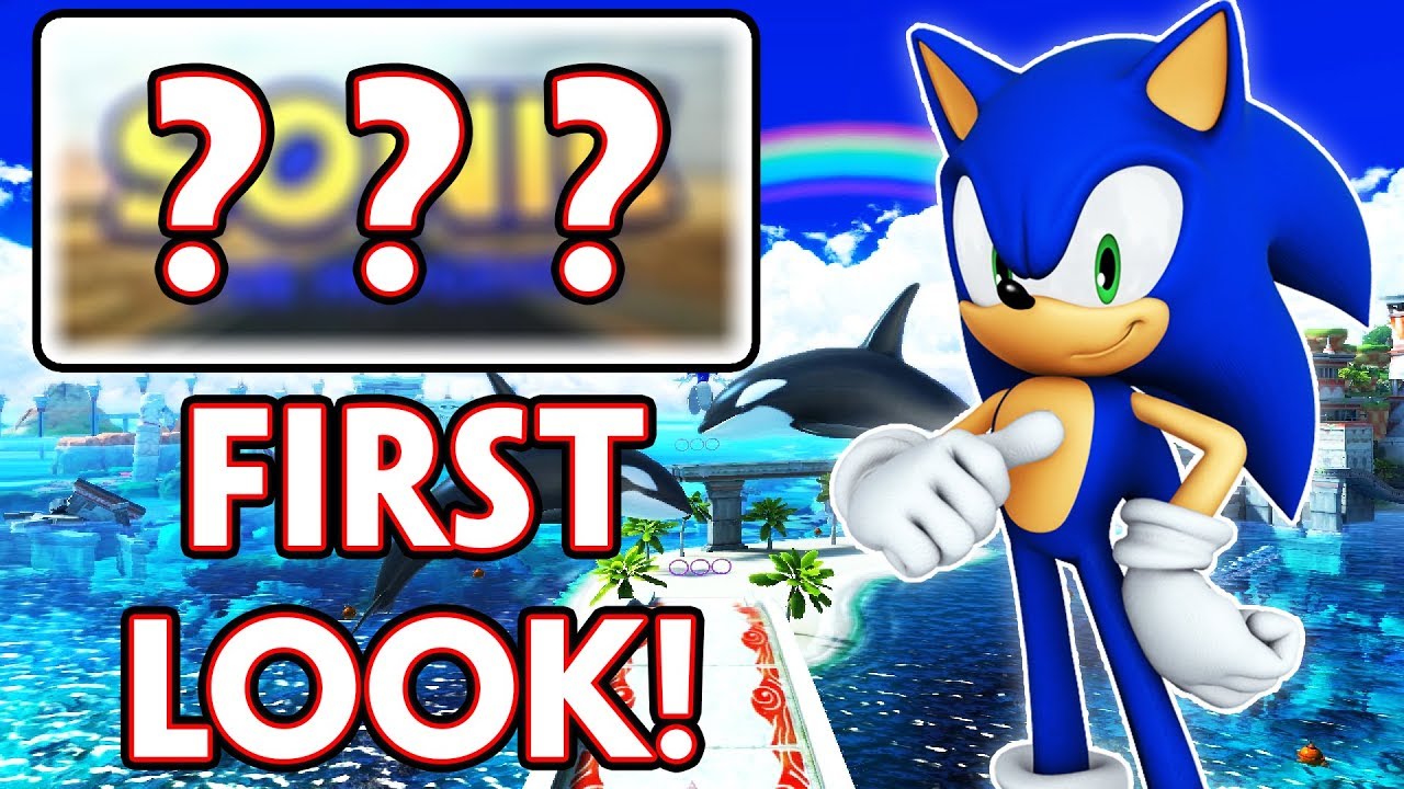 SONIC MOVIE FIRST LOOK & OFFICIAL LOGO REVEALED! - YouTube