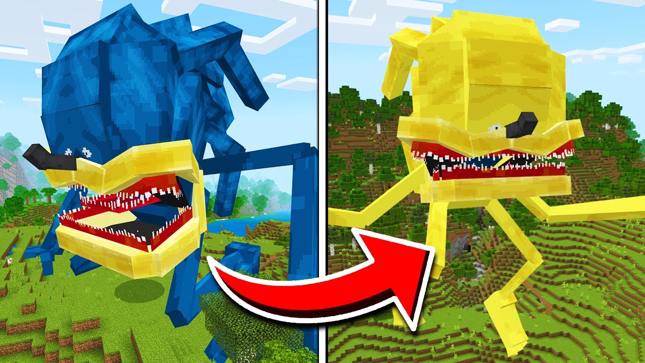 Super Shin Sonic Tapes MOD in Minecraft Pocket Edition - YouTube