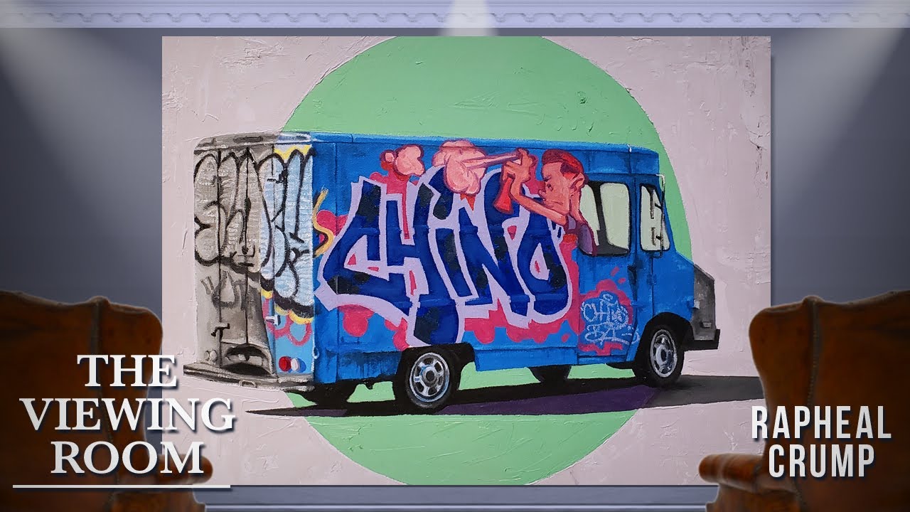 MY OIL PAINTING OF ARTIST CHINO BYIS NYC GRAFFITI TRUCK | THE VIEWING ...