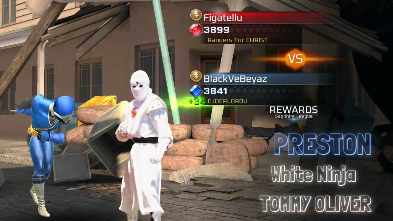 Power Rangers Legacy Wars - Mighty Morphin White Ninja Tommy and Ninja ...