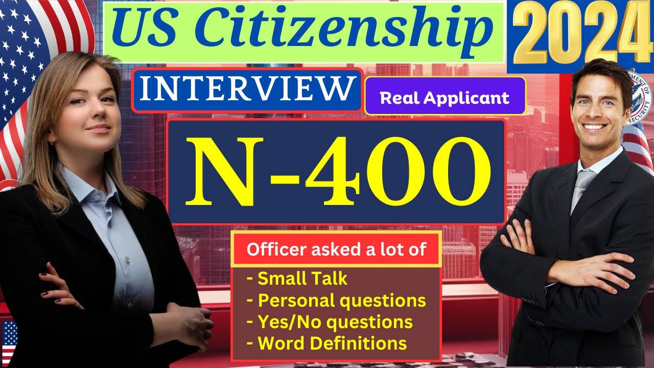 NEW! (Actual Case) US Citizenship Interview 2024 Questions & Answers ...