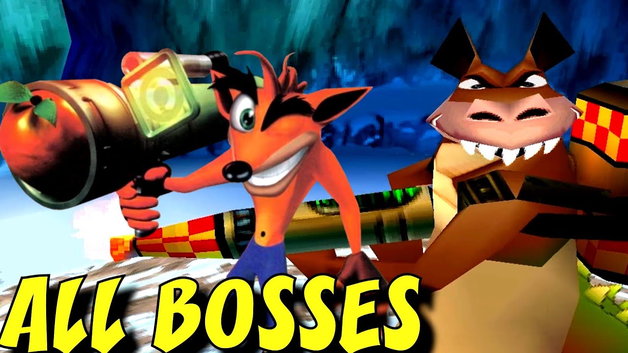 Crash Bandicoot 3 Warped - All Bosses (No Damage) - YouTube
