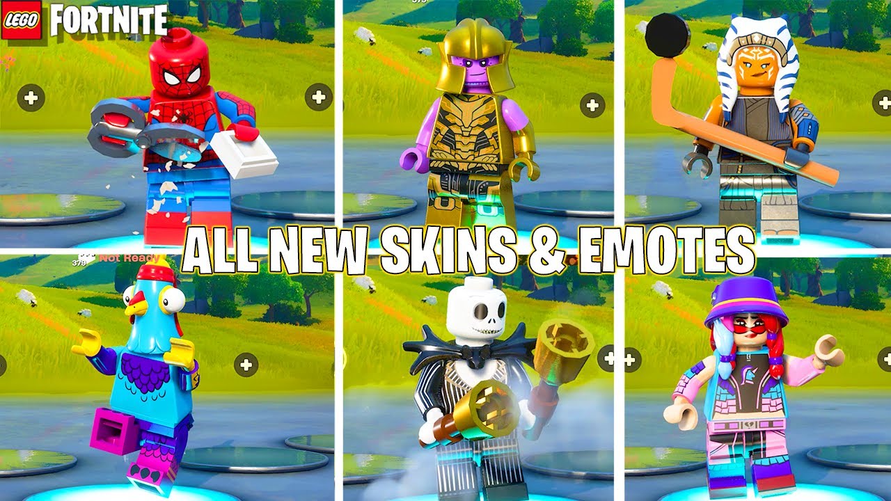 All New & LEAKED LEGO Skins and Emotes (Update 28.10) - YouTube