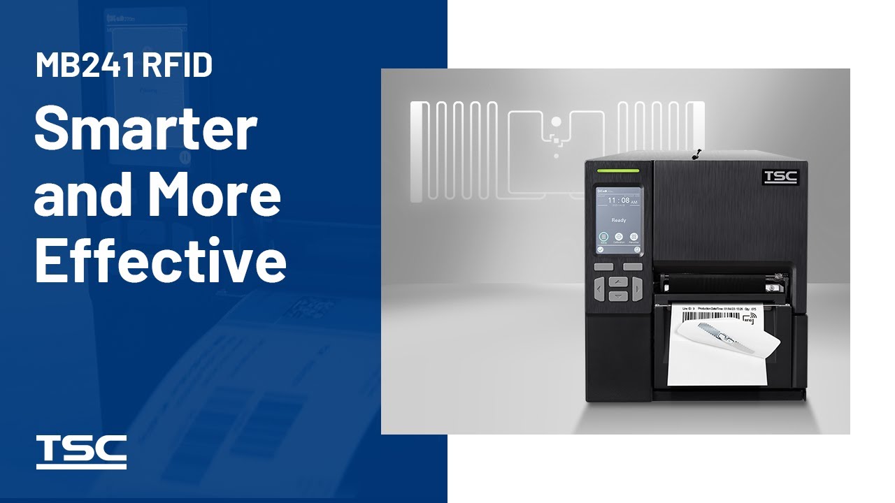 Smarter and More Effective RFID Printing with the MB241 Series - YouTube