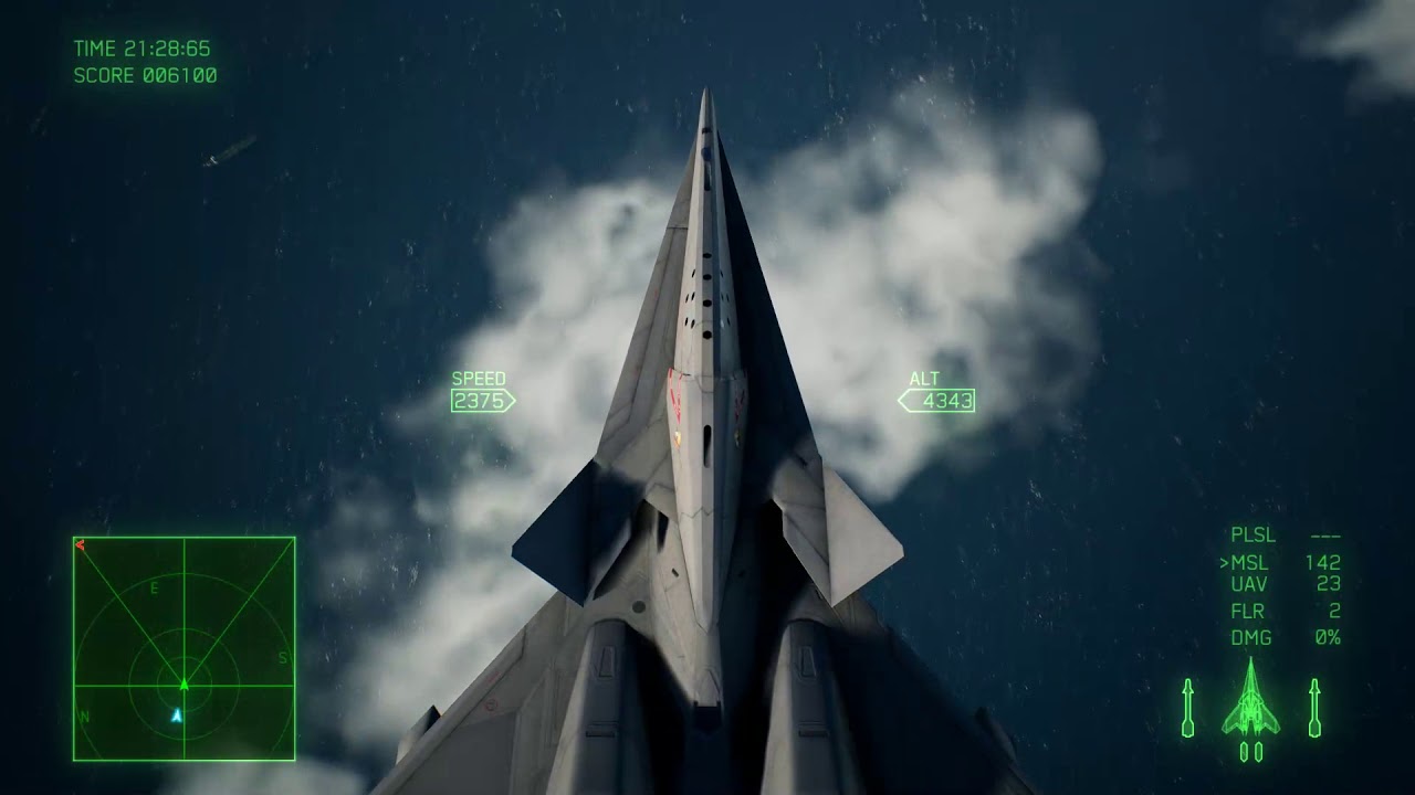 에이스 컴뱃 7 : 스카이즈 언노운(ACE COMBAT 7 : SKIES UNKNOWN) - ADF-11F RAVEN Test ...