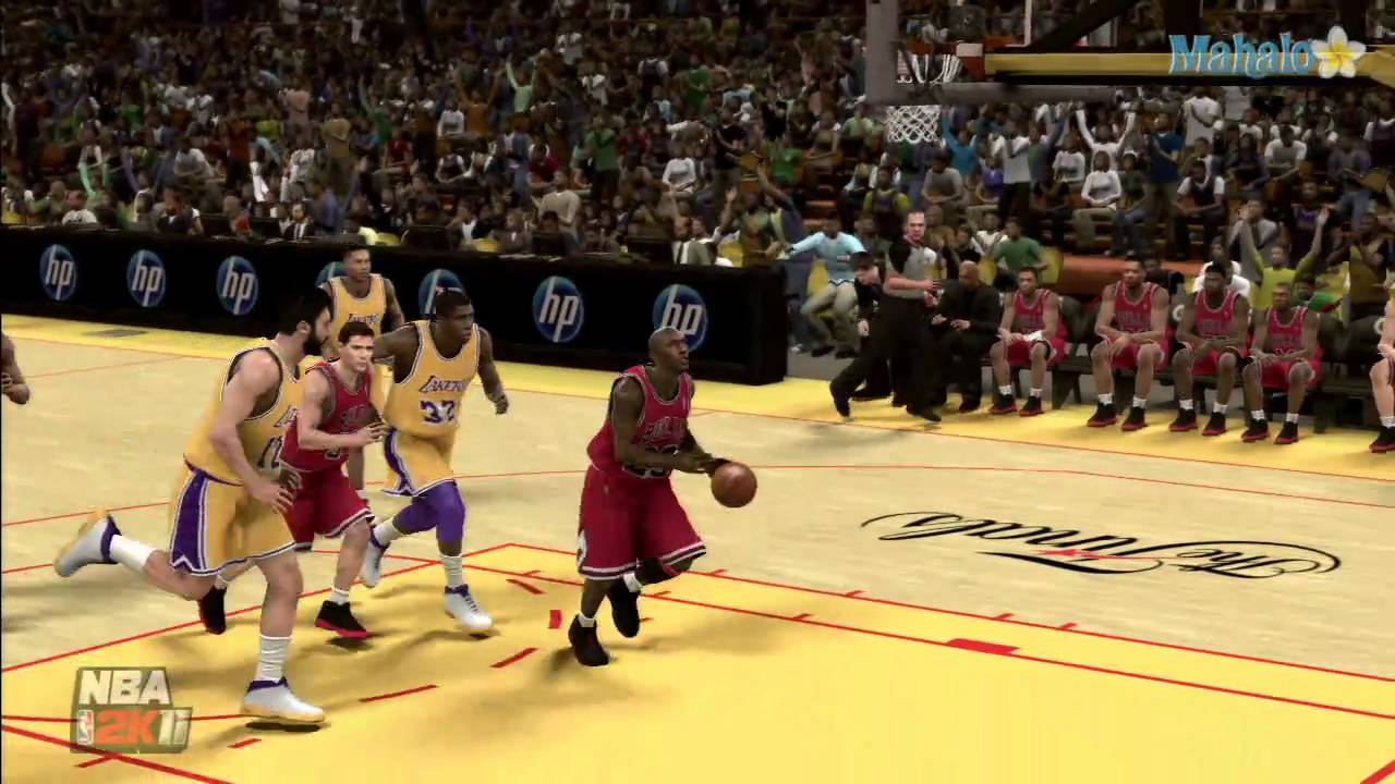 NBA 2K11 - 1991 NBA Finals - Game 4 (part 1) - YouTube