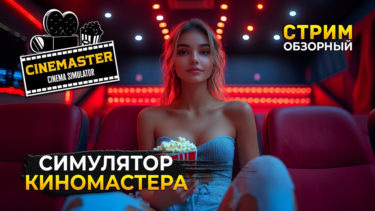 Стрим Cinemaster Cinema Simulator ОБЗОР - Симулятор Кинотеатра. Киномастер (Первый Взгляд) - YouTube