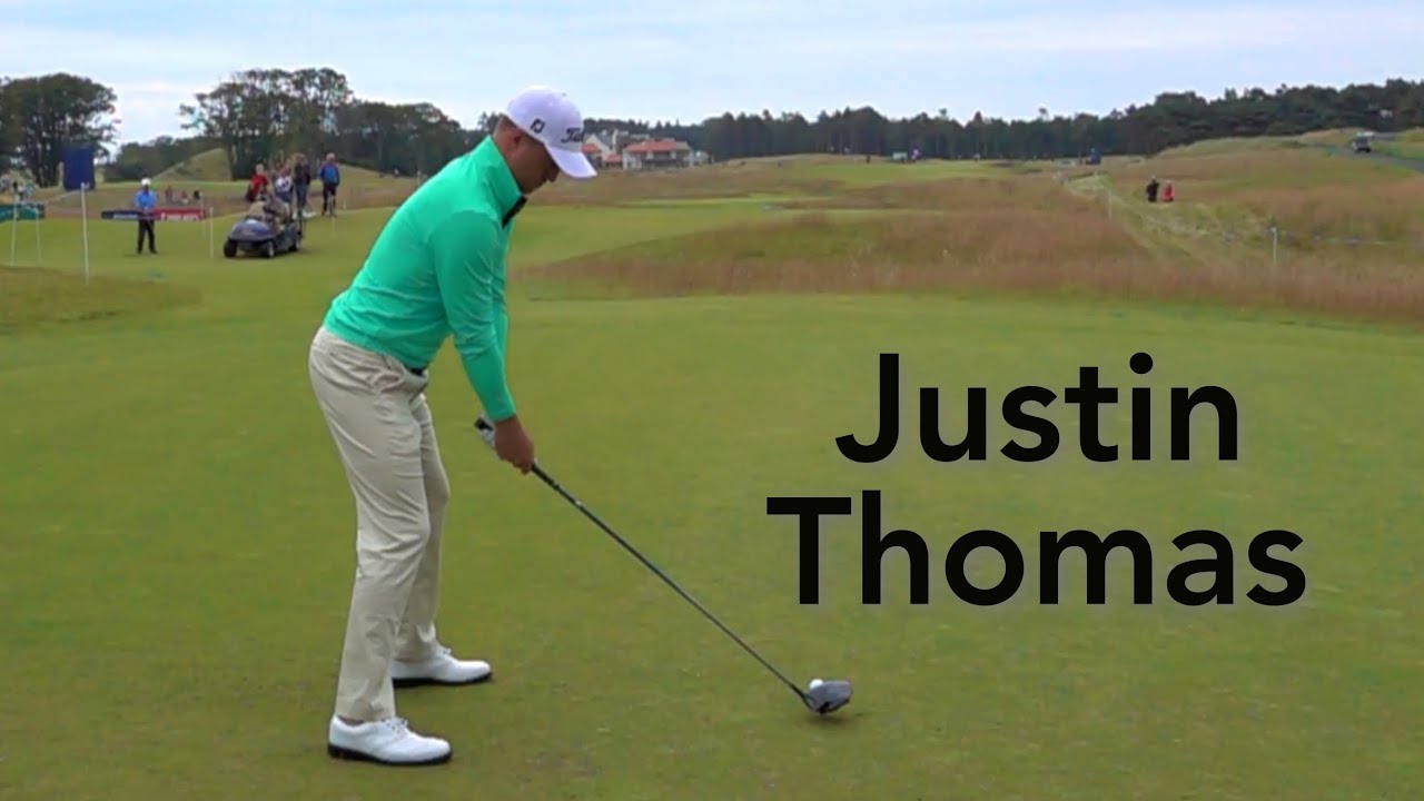 Justin Thomas Driver Slow Motion - YouTube