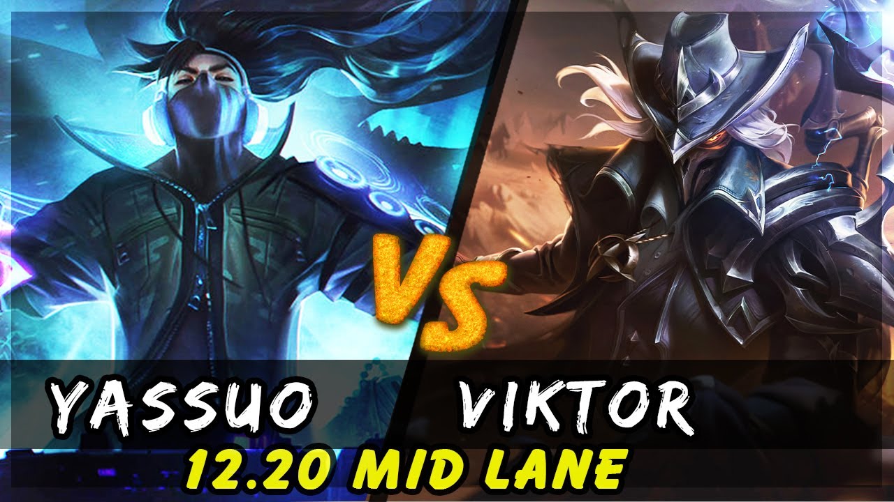 YASSUO - Yasuo vs Viktor MID #2 Patch 12.20 - Yasuo Gameplay - YouTube