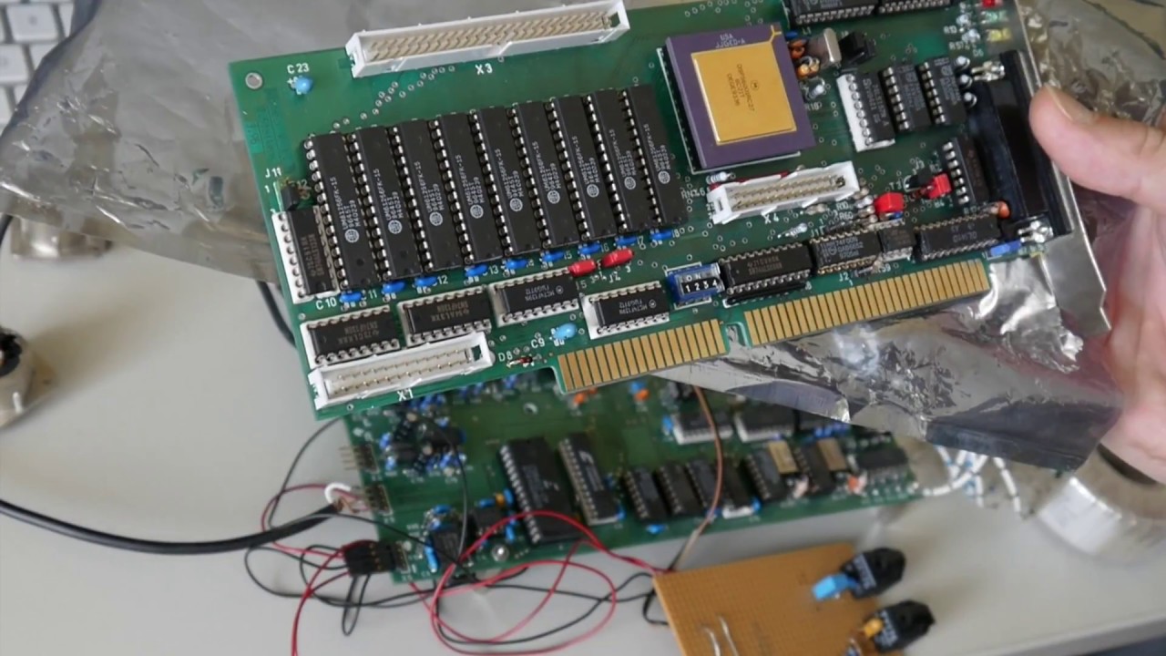 I built a 18-bit Crystal AD/DAC soundcard! w/ 56k DSP in 1998! [DIY ...