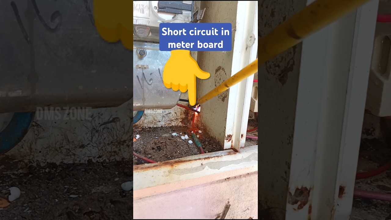 Meter box short circuit problem// Solution for short circuit / Wire ...